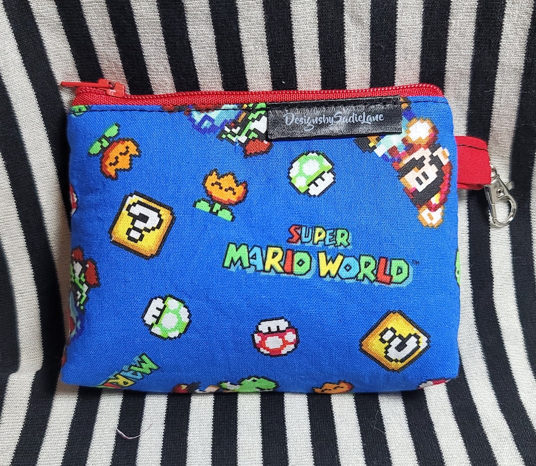 Handmade Keychain Change Pouch 2D Plumber - Etsy