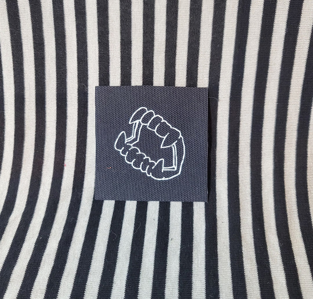 Handmade Screenprinted Vampire Teeth Patch 3x3 - Etsy