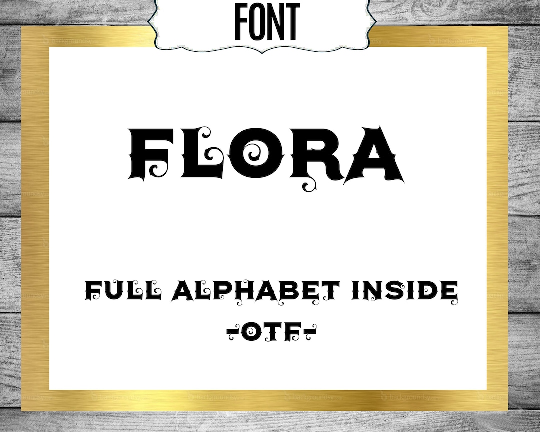 Flora Font OTF - Beautiful Handwritten Font- Styles: Magical, Floral ...