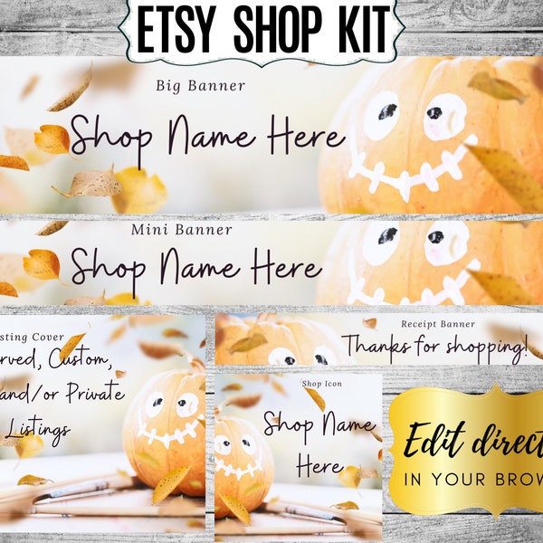 Happy Fall Banner - Etsy