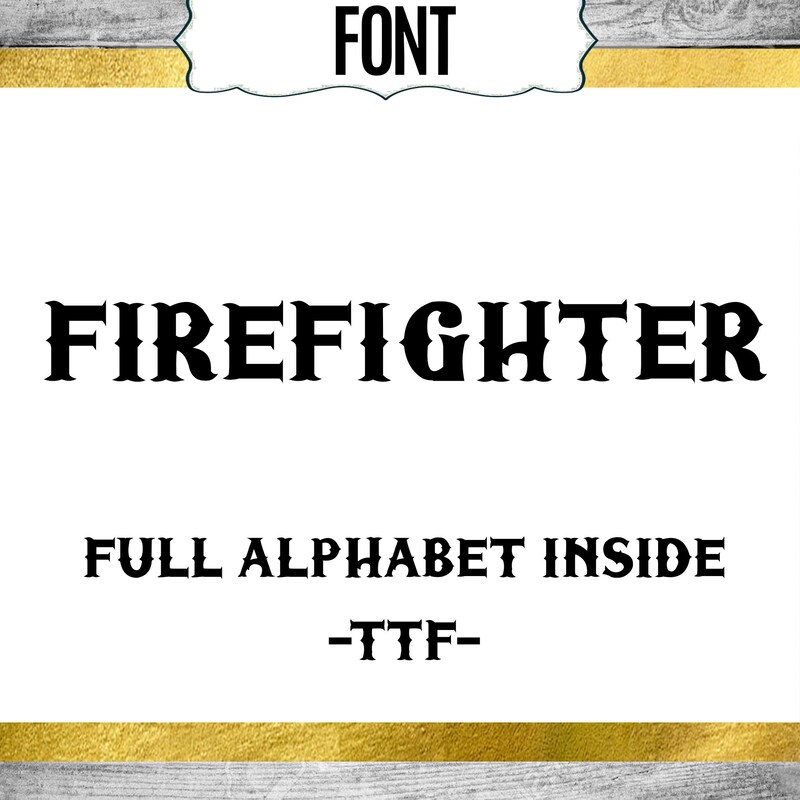 Firefighter Svg - Etsy
