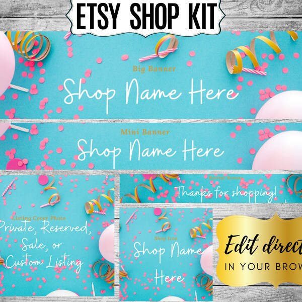 Etsy Shop Banner - Etsy