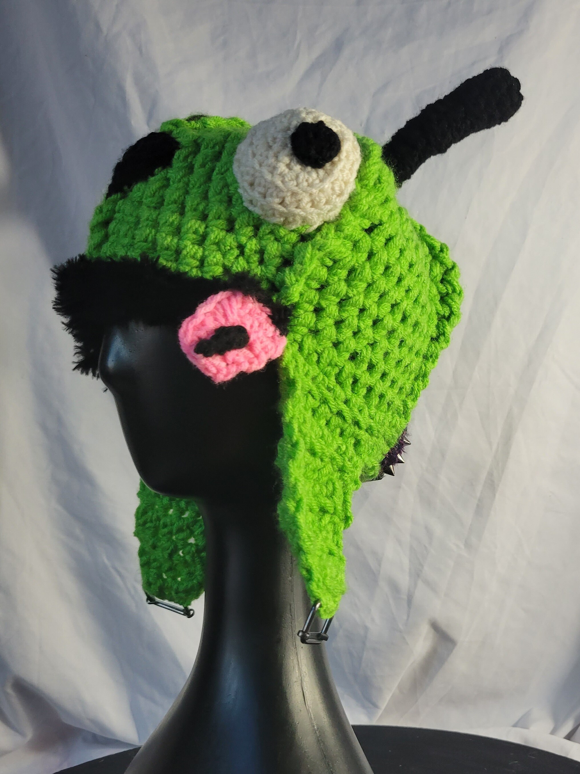 Green Alien Dog Aviator Hat - Etsy