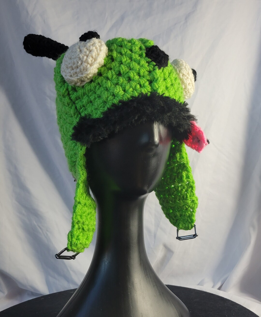 Green Alien Dog Aviator Hat - Etsy