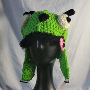 Green Alien Dog Aviator Hat - Etsy