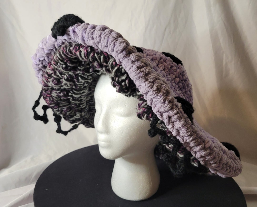 Velvety Lavender Mushroom Hat - Etsy