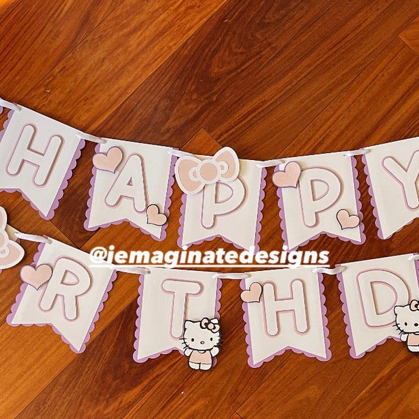 Hello Kittys Banner - Etsy