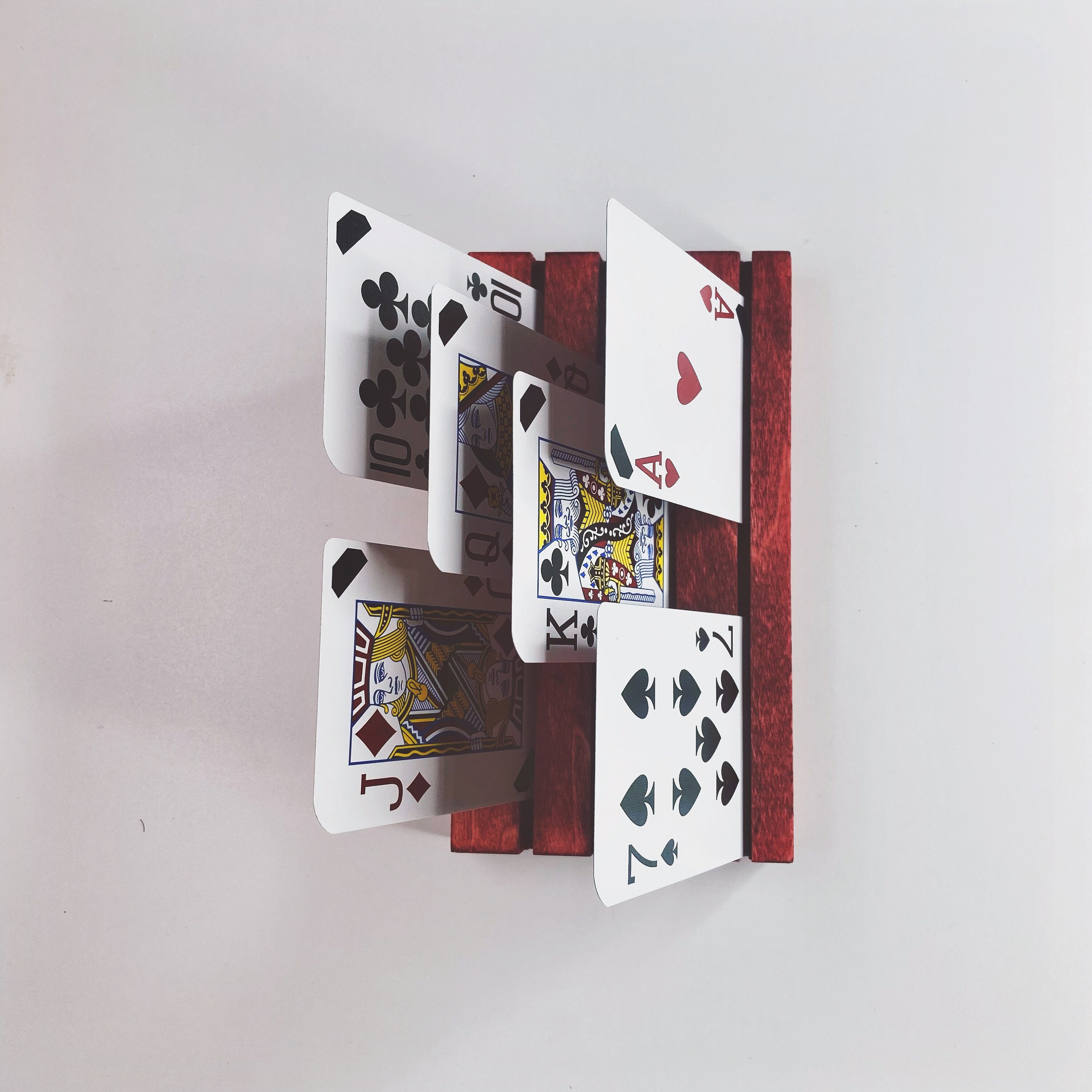 Kids Card Holder Playing Card Holder Wood Game Card Tray | Etsy