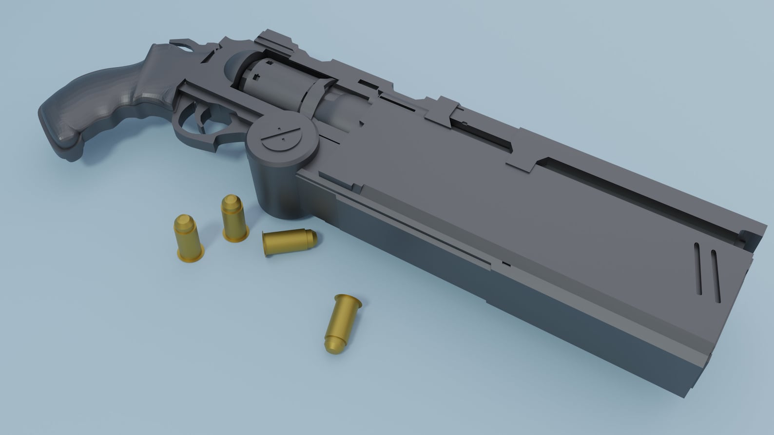 Trigun Stampede Vash Revolver 3D Replica Cosplay Prop Kit - Etsy