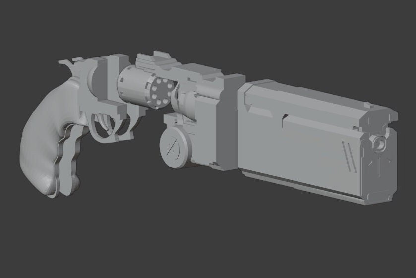 Trigun Stampede Vash Revolver 3D Printable STL File - Etsy Canada