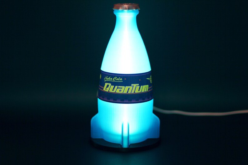 Nuka Cola Quantum Bottle Lamp Fallout 76 Etsy