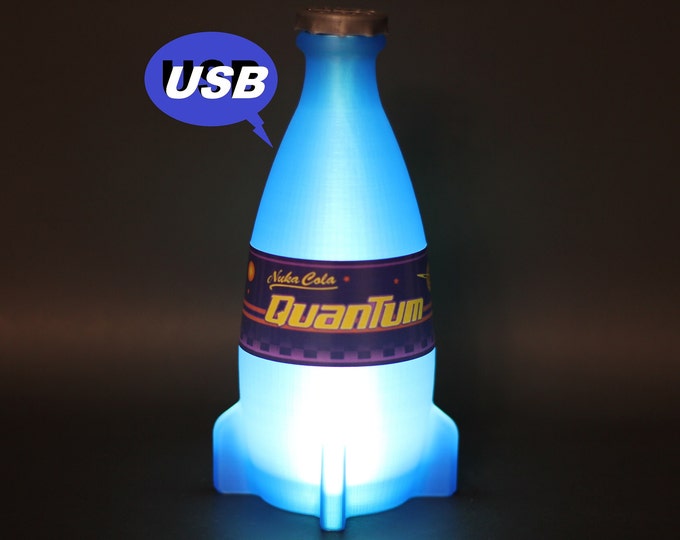 Nuka Cola Quantum Bottle Lamp USB Light - Etsy