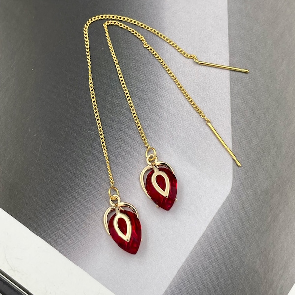 Thread Earrings - Etsy