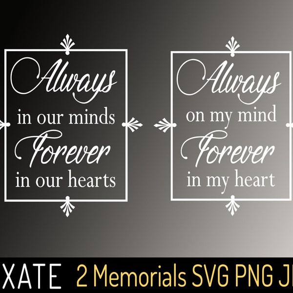 Memorial SVG and Pdfs Bundle Files Only - Etsy Canada