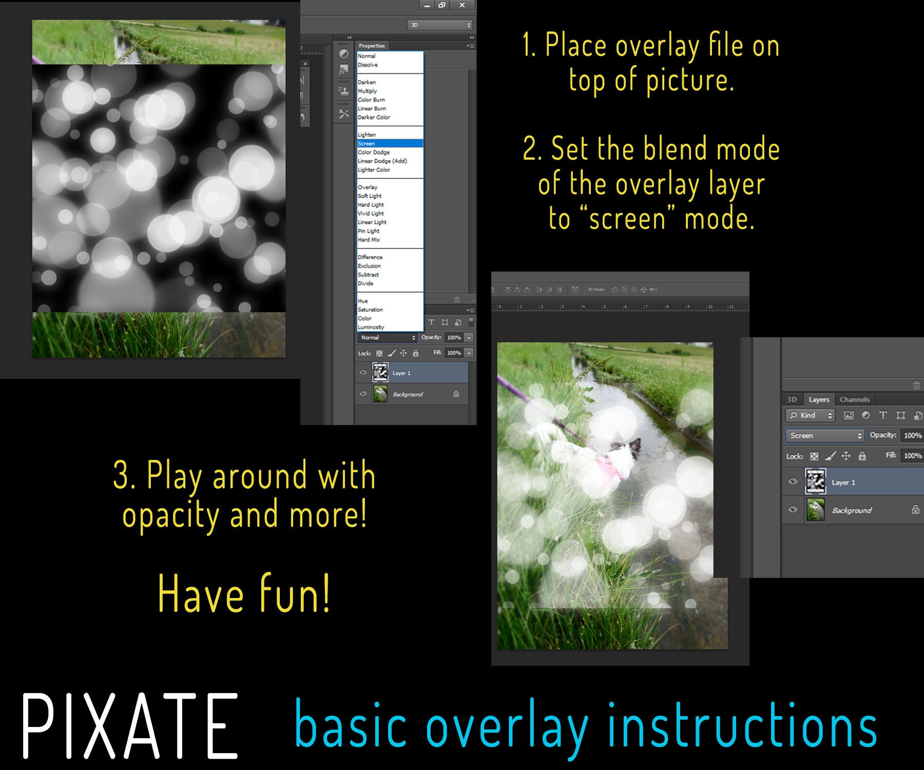Set of 30 Confetti Overlays Photoshop Confetti Overlay | Etsy