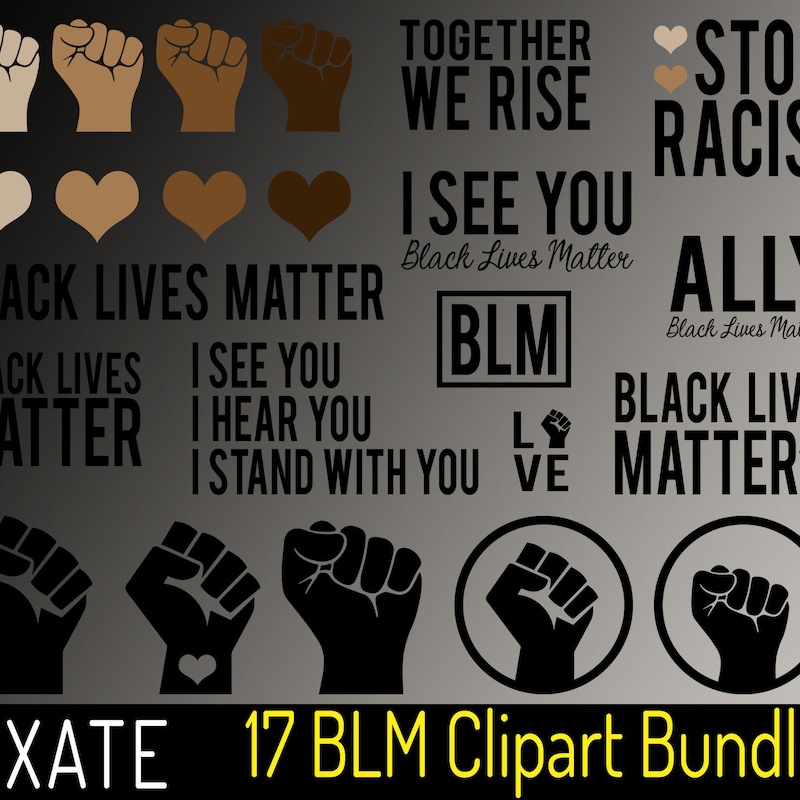Black Lives Matter Svg - Etsy