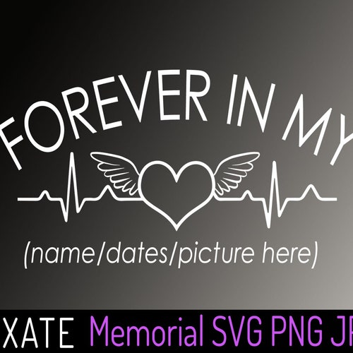 Memorial SVG Sunflower Memorial PNG in Loving Memory SVG - Etsy