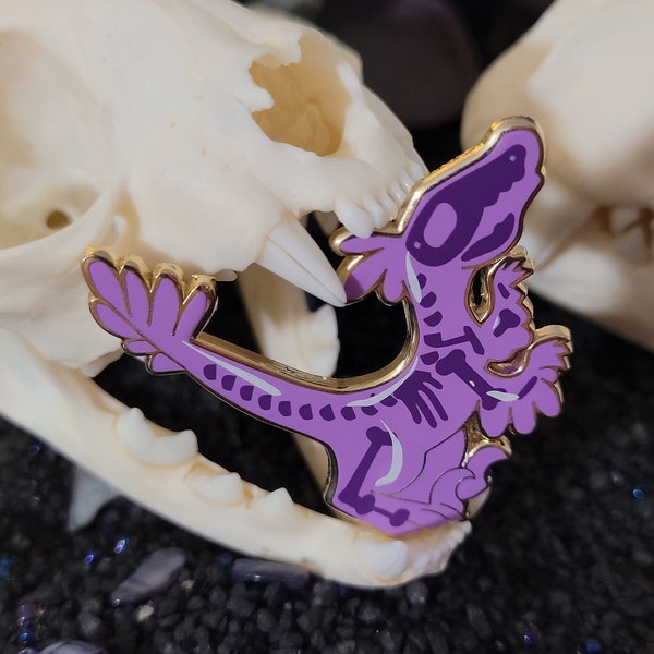 Purple Enamel Pin - Etsy