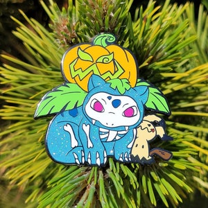 Spooky Saur Enamel Lapel Pin Harvest Fall Halloween Pumpkin Jack ...