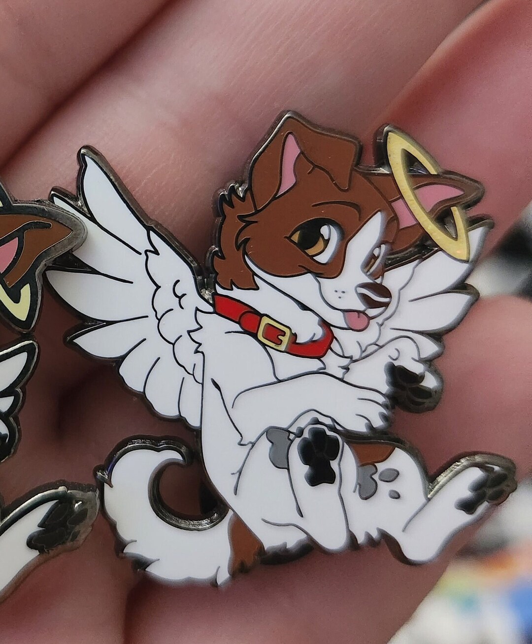 NEW* Poe Fursona Pin - Small Dog Memory Angel Remember Chihuahua Mini ...