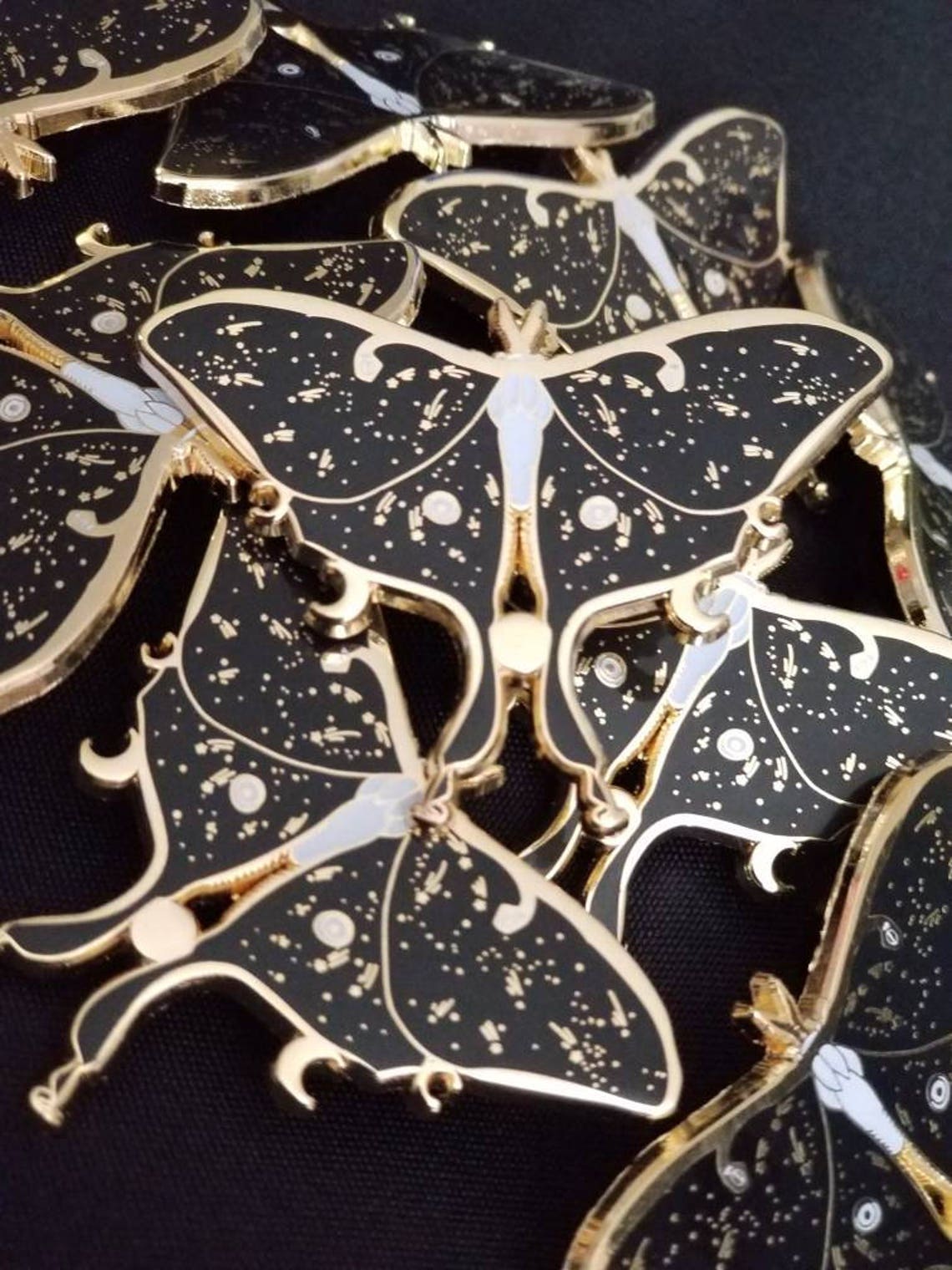 Lunar Moth Enamel Lapel Pin - Etsy Canada