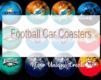 Football Coasters - Etsy