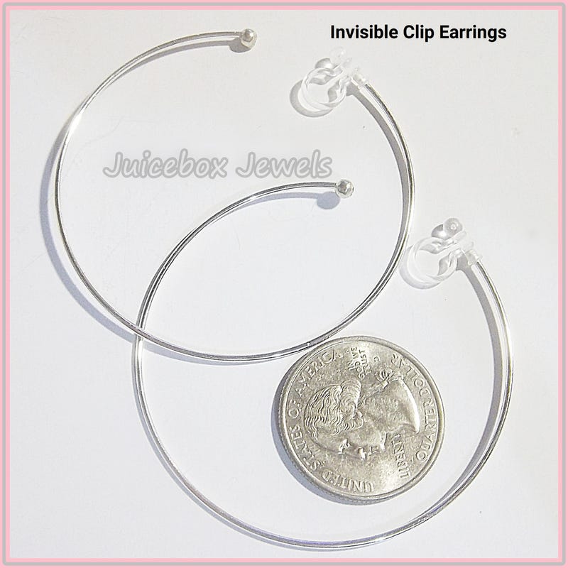 Plain Clip on Hoops - Etsy