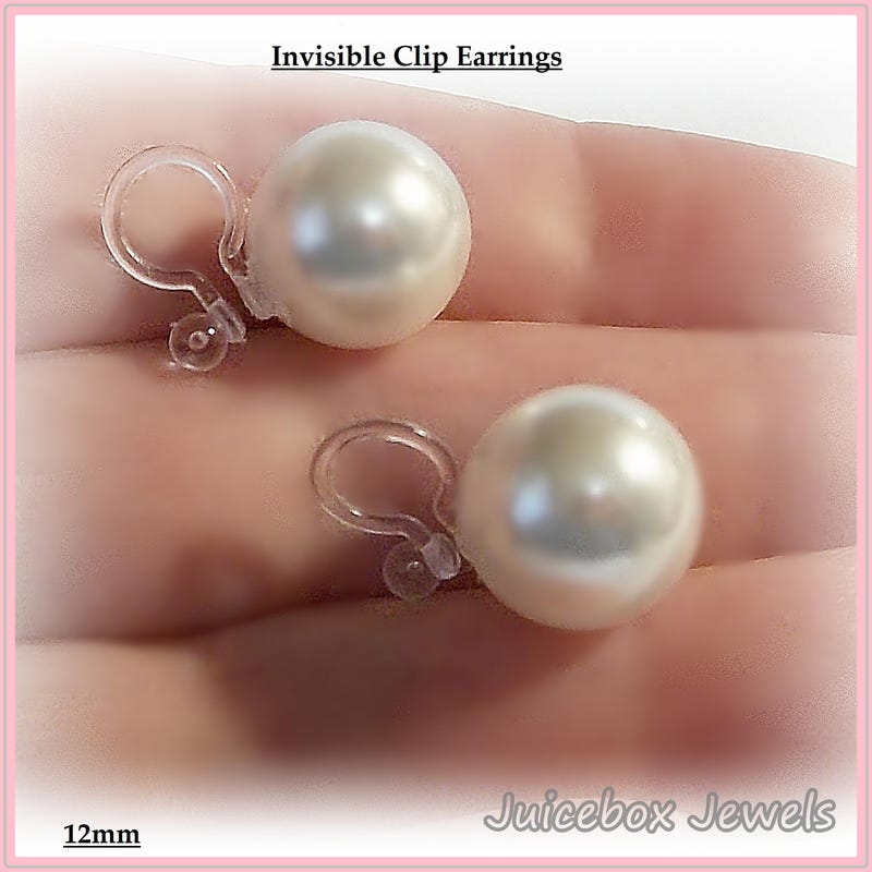 'invisible Earrings' - Etsy