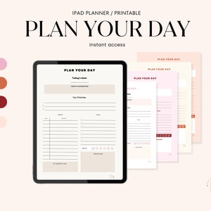 Plan Your Day Planner | Daily Planner, Everyday Planner. Ideal Schedule ...