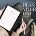 Plan Your Day Planner | Pastel Daily Planner, Everyday Planner. Ideal ...