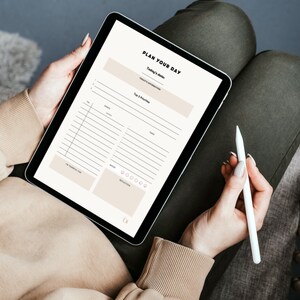 Plan Your Day Planner | Daily Planner, Everyday Planner. Ideal Schedule ...