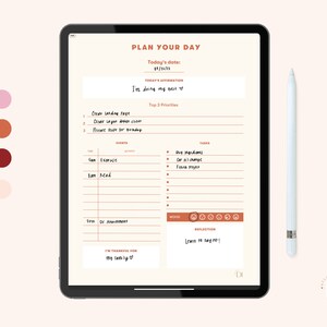 Plan Your Day Planner | Daily Planner, Everyday Planner. Ideal Schedule ...