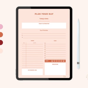 Plan Your Day Planner | Daily Planner, Everyday Planner. Ideal Schedule ...
