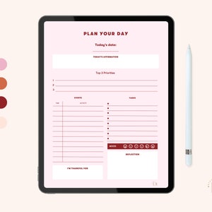 Plan Your Day Planner | Daily Planner, Everyday Planner. Ideal Schedule ...