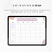 Digital Weekly Planner Digital Printable Goodnotes for iPad paste Color ...