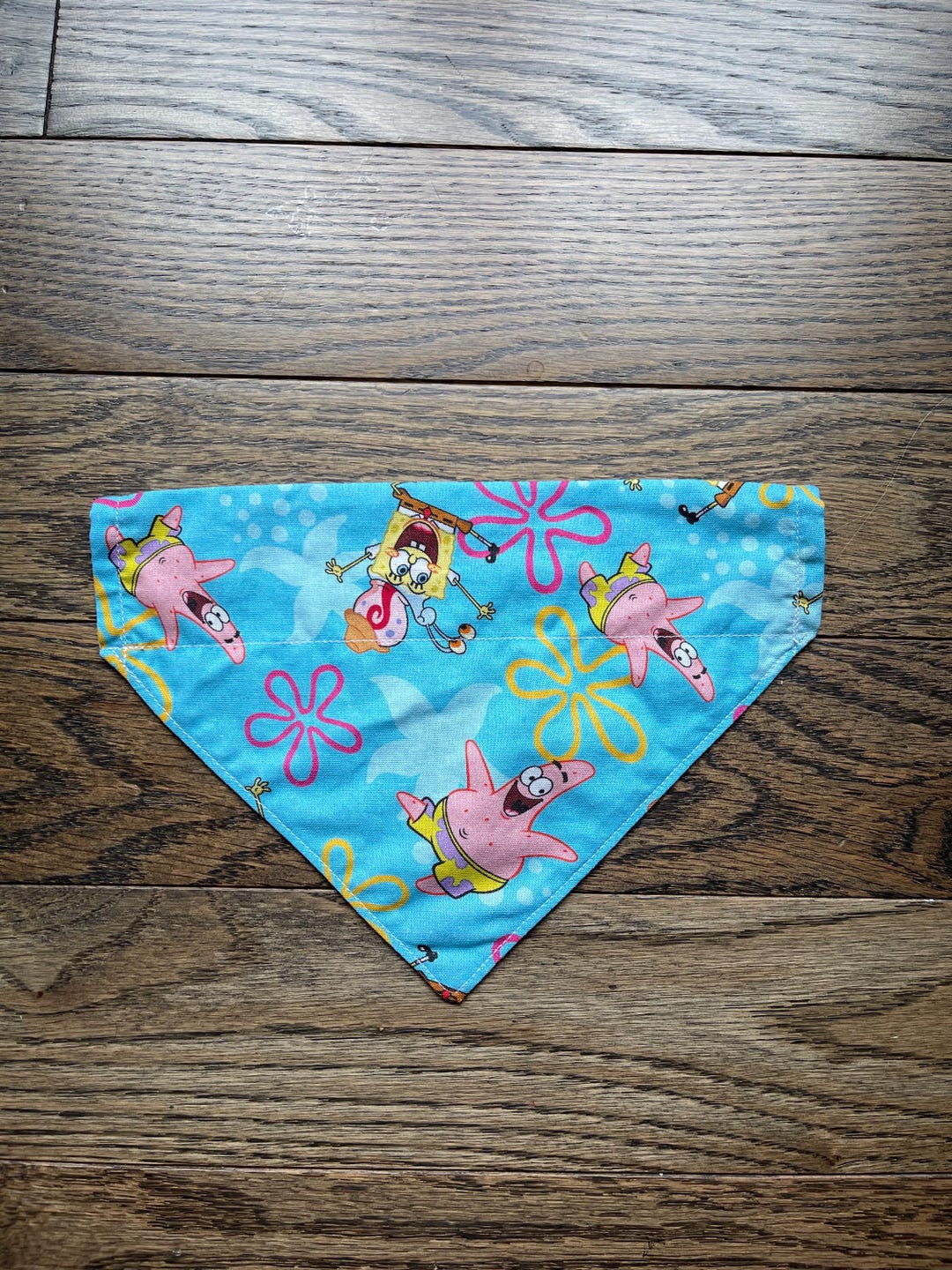Handmade Spongebob Squarepants Dog Slide Collar Bandana - Etsy