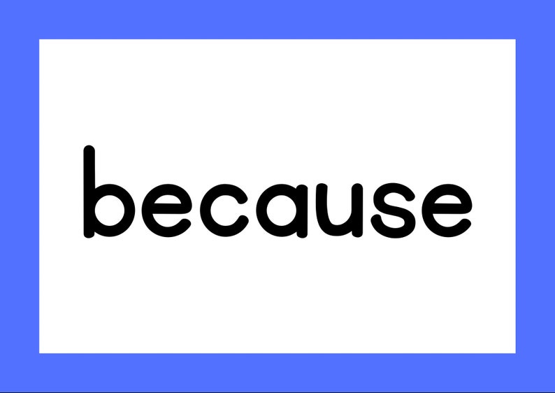 Second Grade Sight Word Flashcards - Etsy