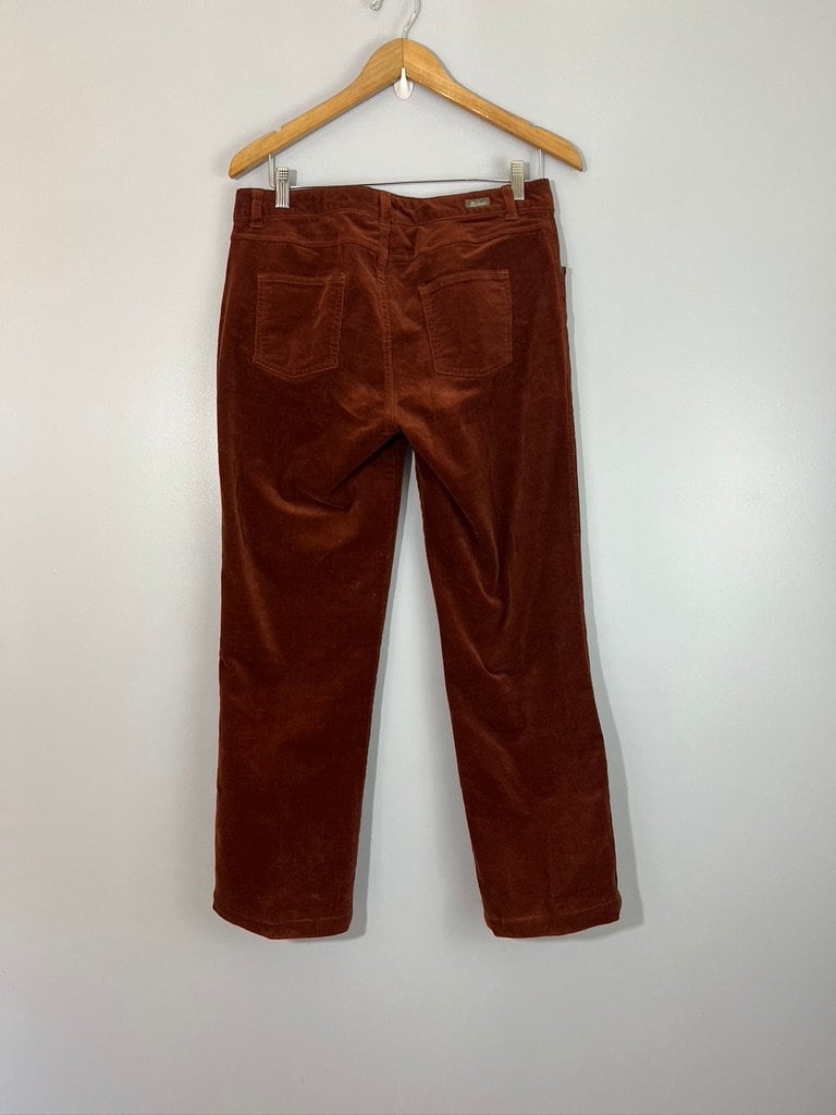 Woolrich Rust-colored Microcord Mid-rise Pants - Etsy