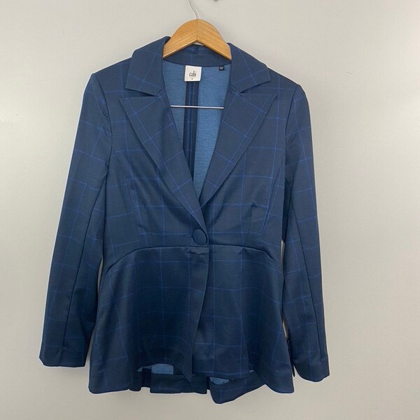 Blue Windowpane Suit - Etsy