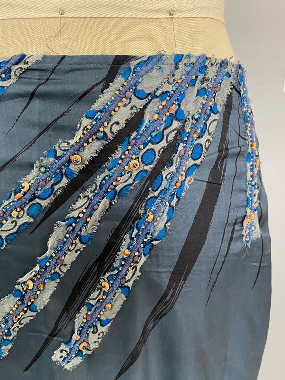 Antik Batik Layered Beaded Skirt - Gem