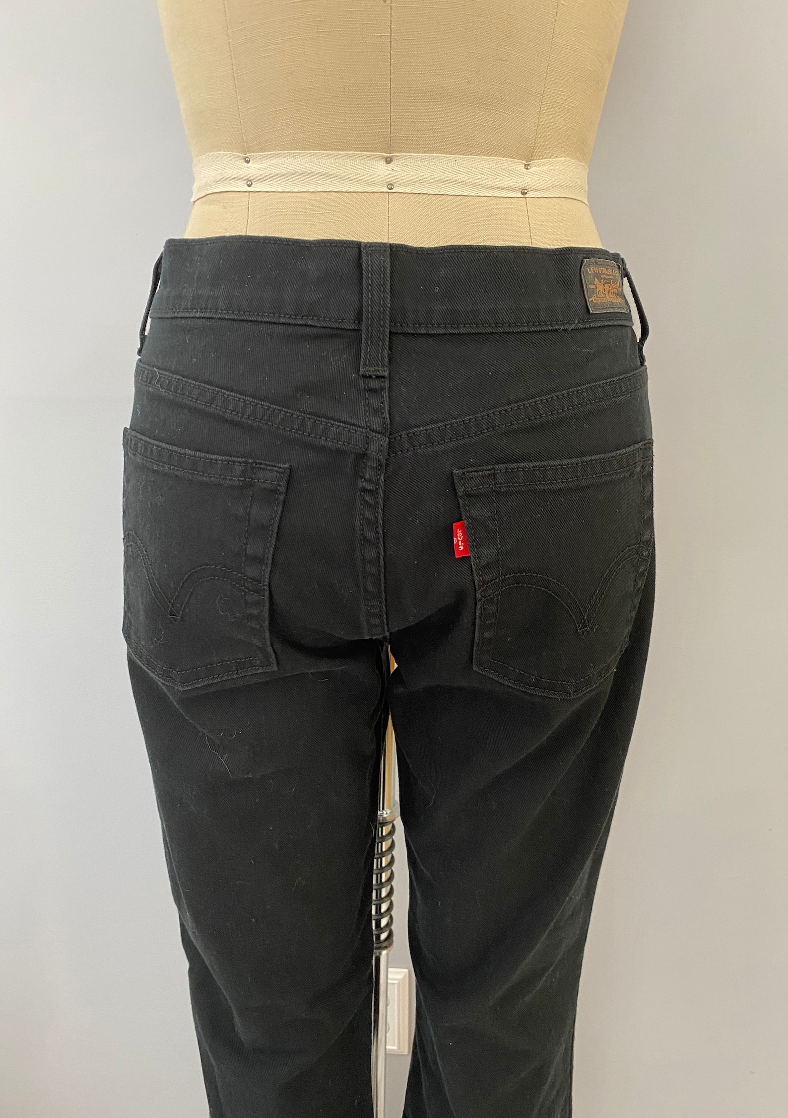 Black Levi S Jeans Etsy