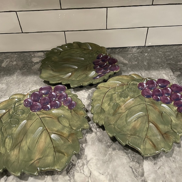 Grape Plate - Etsy