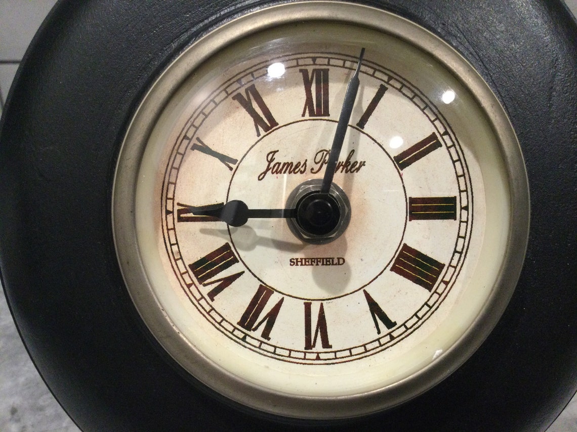 Desk Clock Mantel James Parker Sheffield Clock Made by | Etsy UK