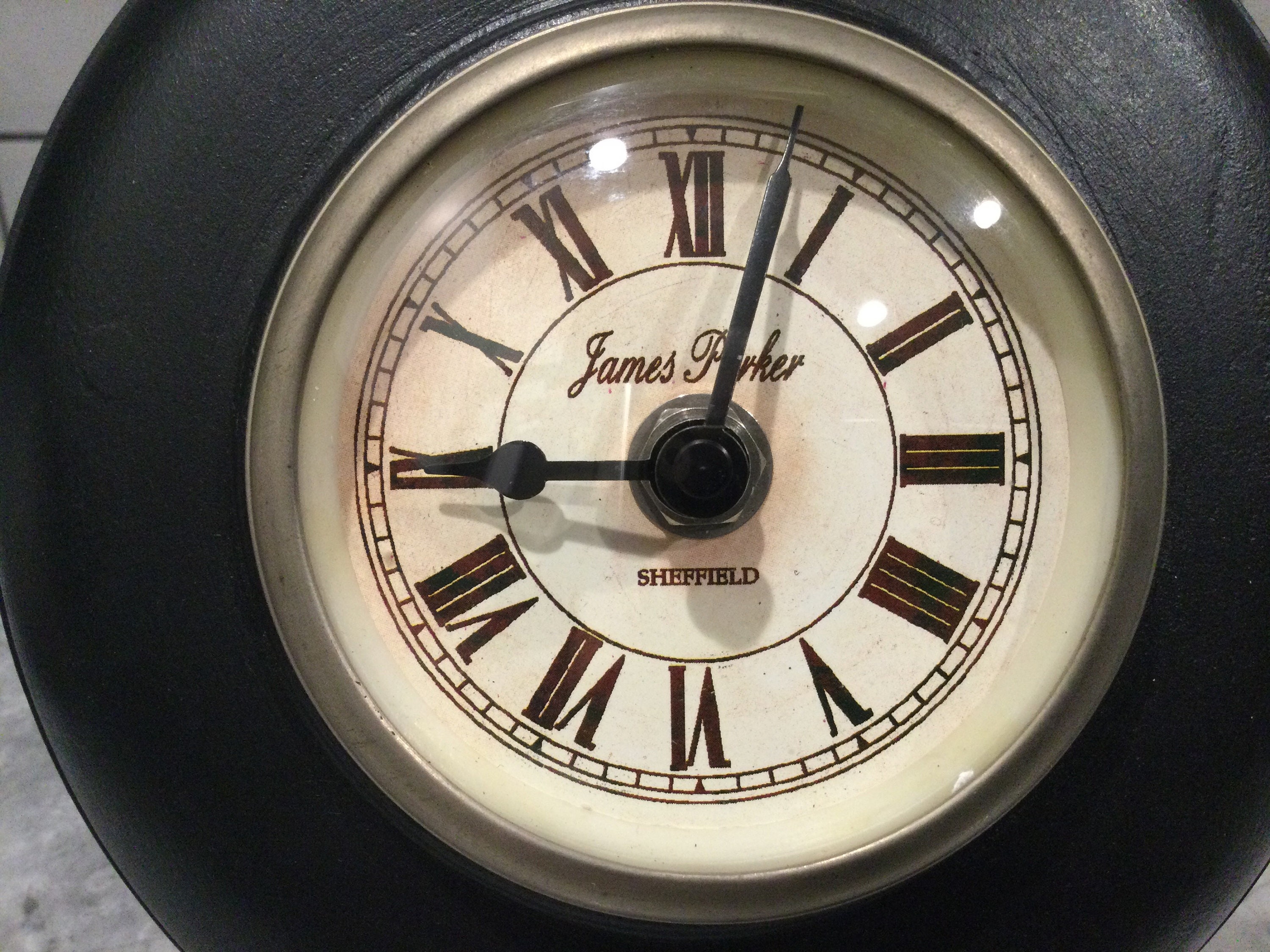Desk Clock Mantel James Parker Sheffield Clock Made by - Etsy