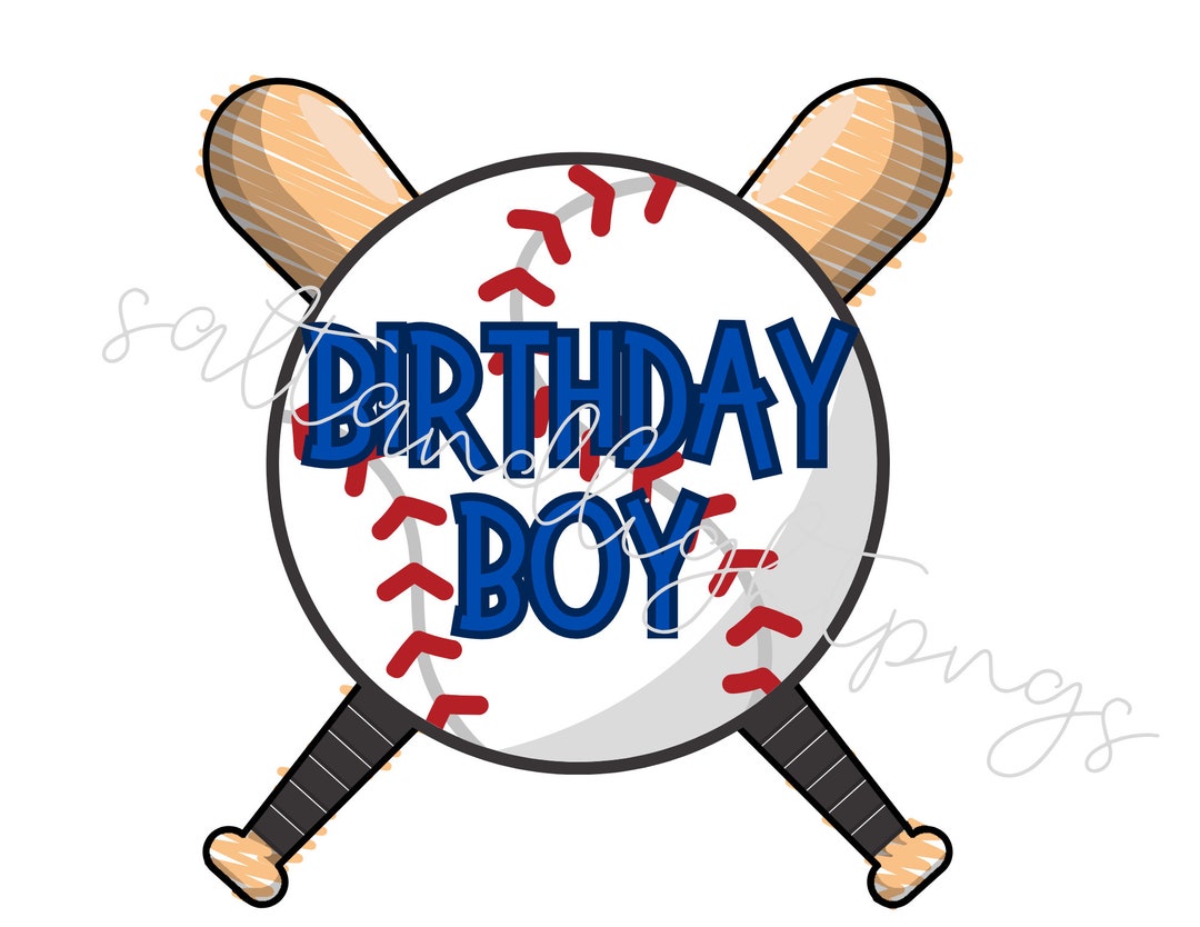Baseball Birthday Boy PNG Design, Birthday Boy Digital Download ...