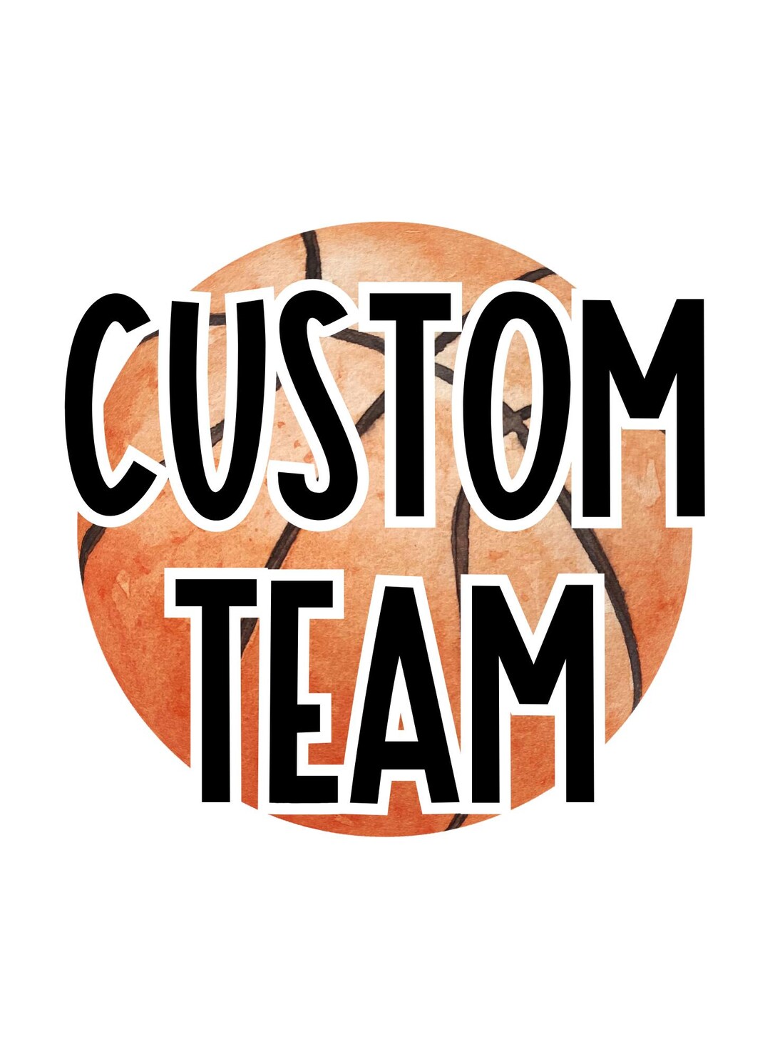 Custom Team Name Basketball Png, Basketball Sports Design, Kids ...