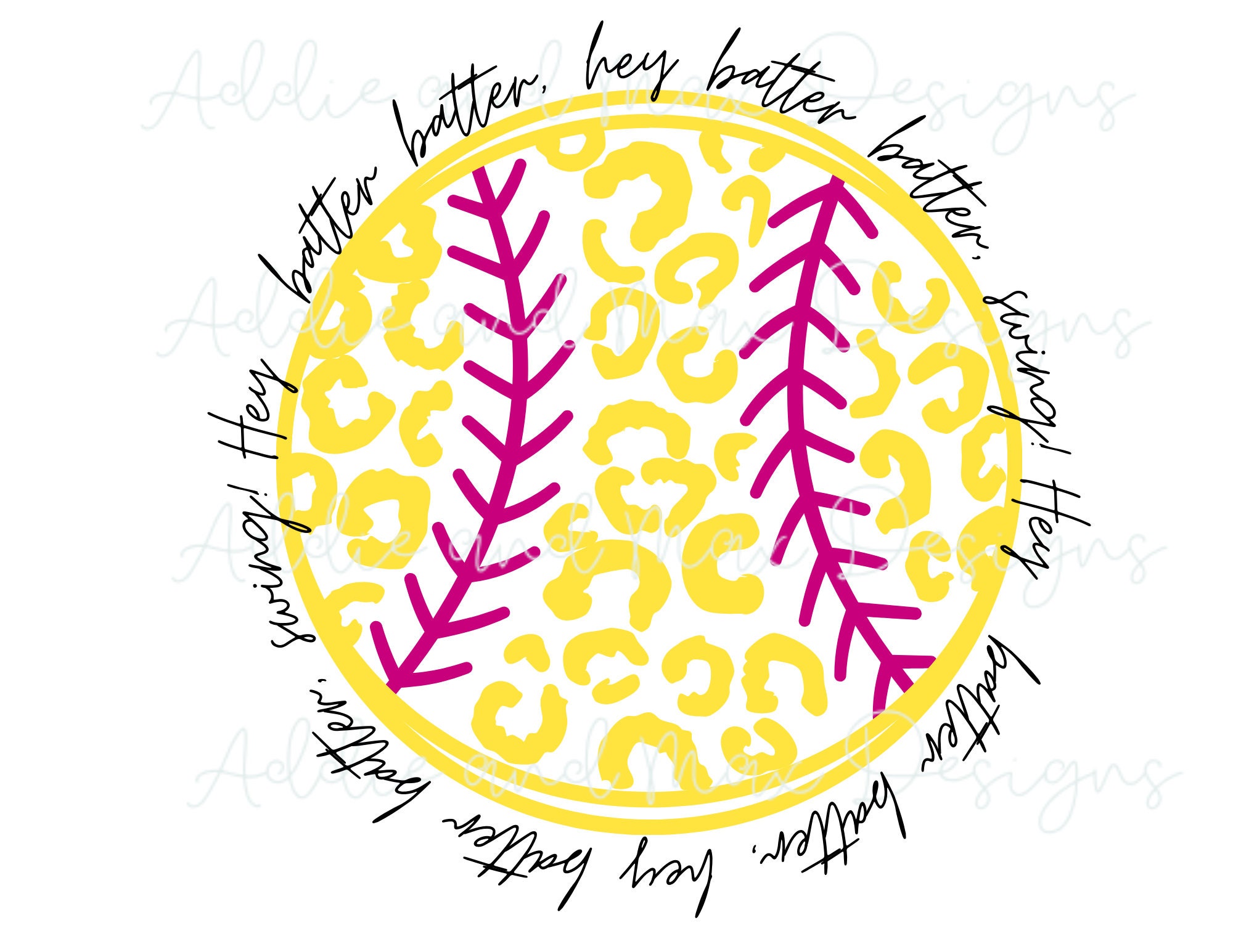 Pink Leopard Print Softball PNG, Softball Mom PNG, Pink Leopard Print ...