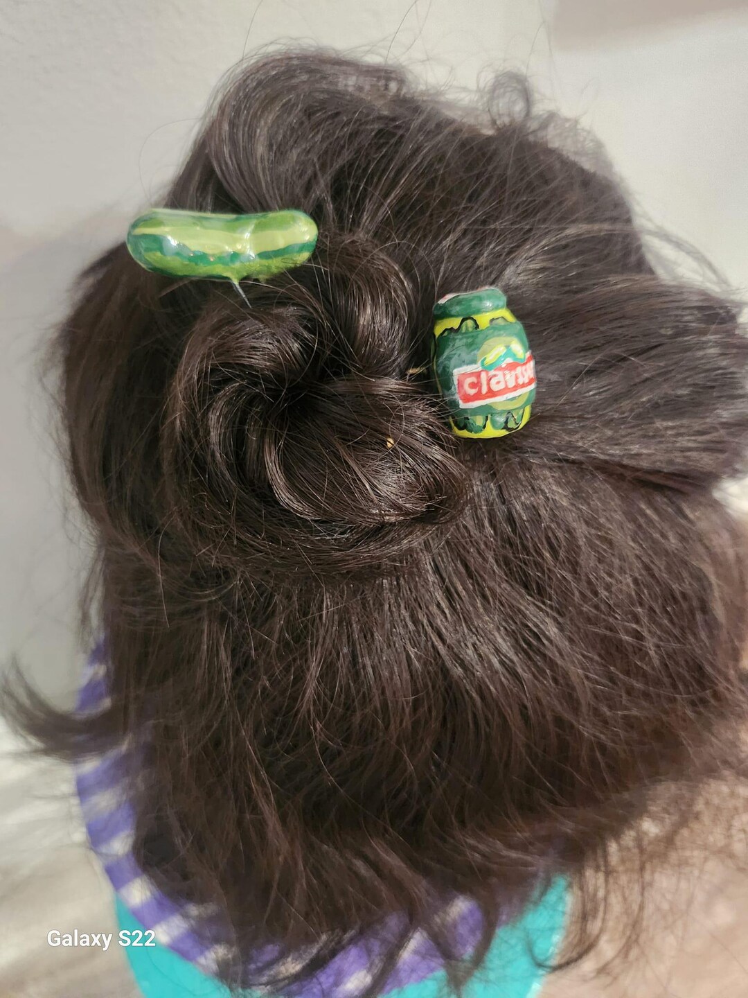 Pickle Hair Pins - Etsy