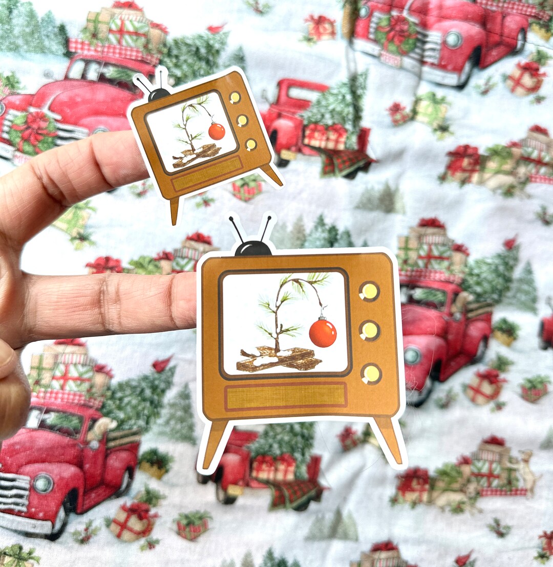 Retro TV Sticker Sheet - Etsy