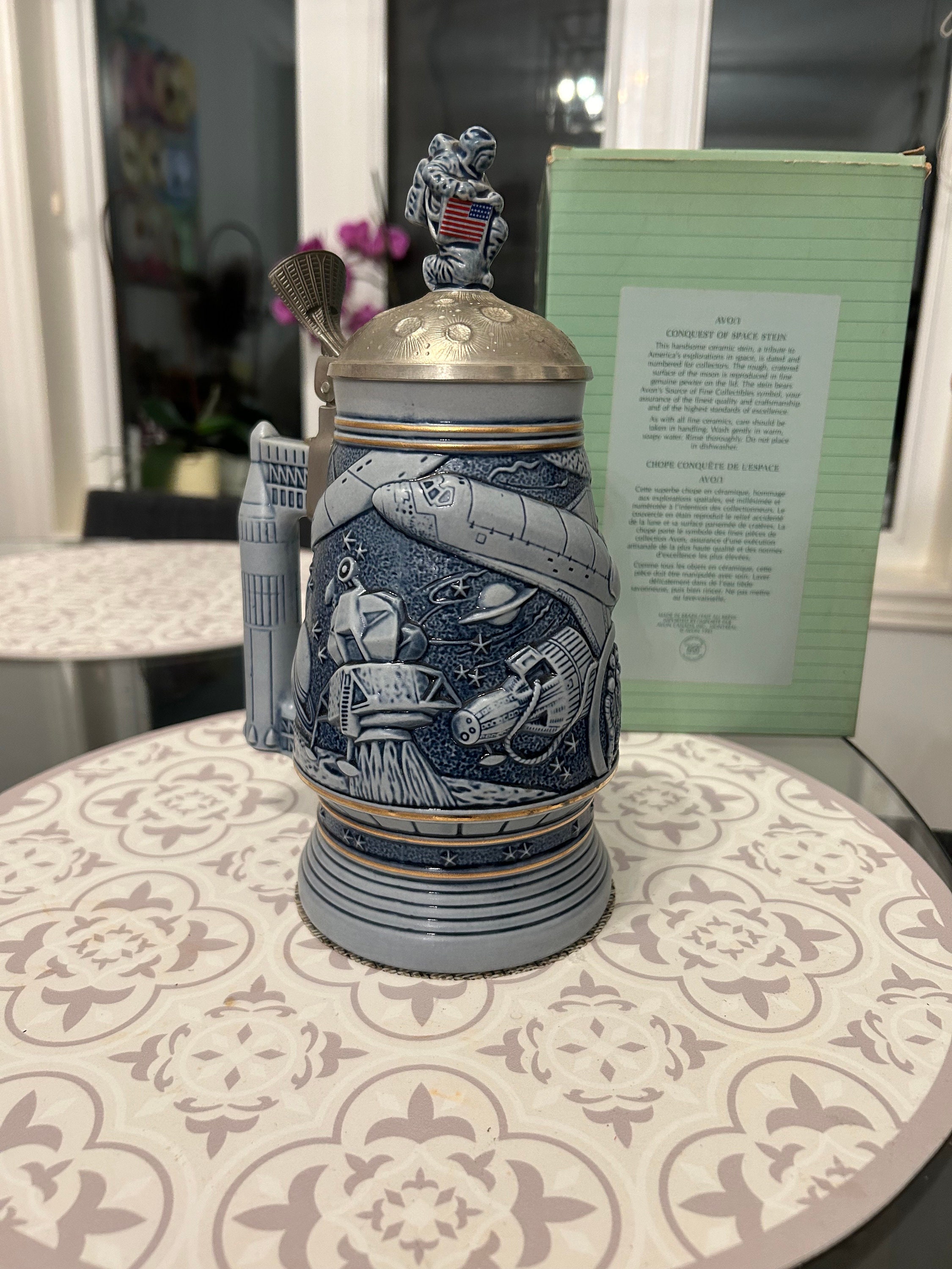 Avon Collectible Conquest of Space Stein Beer Mug Made in Brazil ...